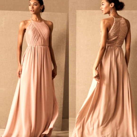 BHLDN | Dresses | Bhldn Madrie Dress Pink Blush Sz 6 | Poshmark